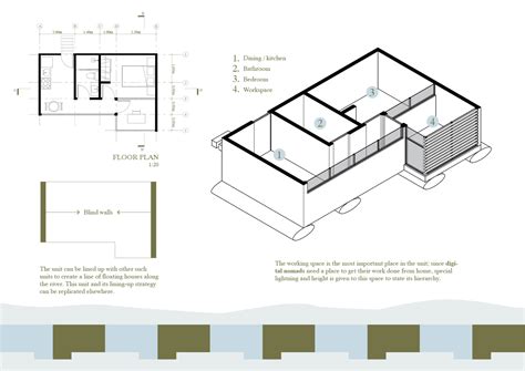 Architecture Project Floating Dwellings Constructed With Local