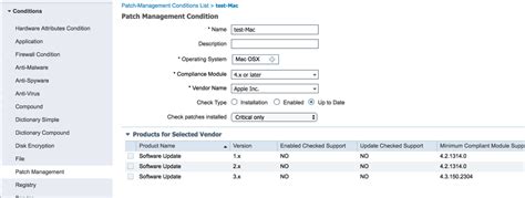 Solved Ise Anyconnect Posture For Macos Cisco Community