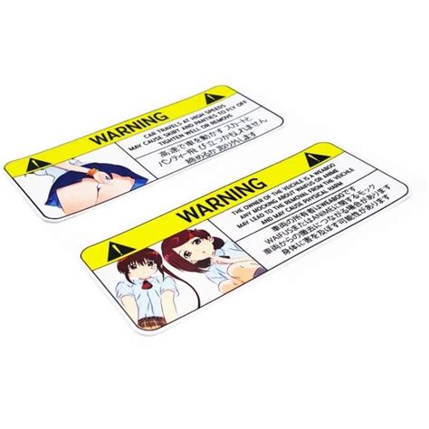 Anime Car Stickers Anime Car Decal For Car Window Sun And Water