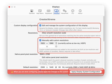 Betterdisplay Hidpi For Widescreen Monitor Notebase