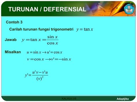 Turunan Trigonometri Ppt