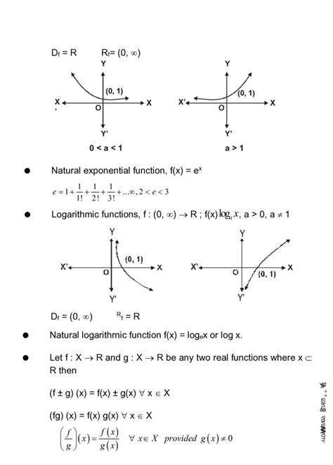 relations and functions class 11 notes pdf संबंध एवं फलन के नोट्स