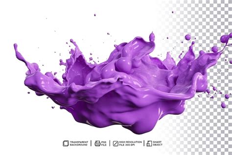 Premium Psd Bold And Eyecatching Purple Splash Design With