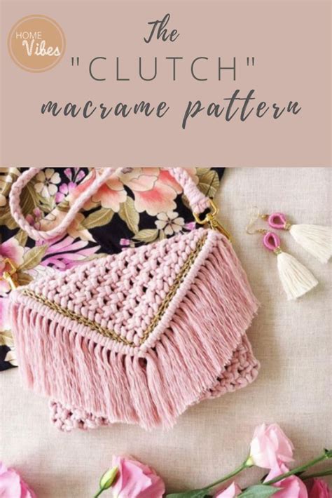 Macrame Clutch Pattern Clutch Purse Pattern Clutch Pattern Macrame