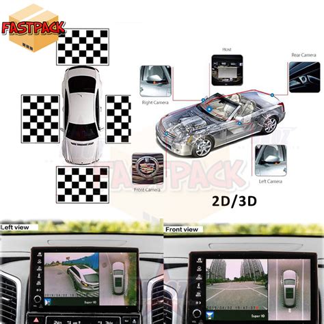 2d3d Monitoring System 360° Seamless Panorama Dvr Driving Bird View