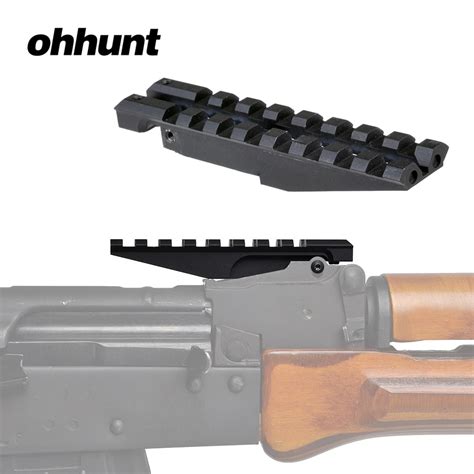 Tactical Ohhunt Ak Rear Sight Rail Standard 1913 Picatinny Weaver Hunting Scope Mount For Ak47