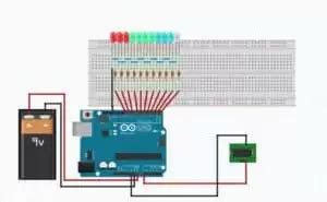 VU Meter Circuit Using Arduino Electronics Projects Hub
