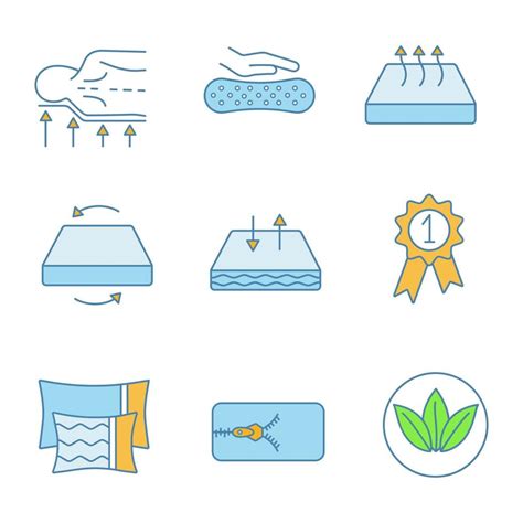 Memory Foam Benefits Vector Art Icons And Graphics For Free Download
