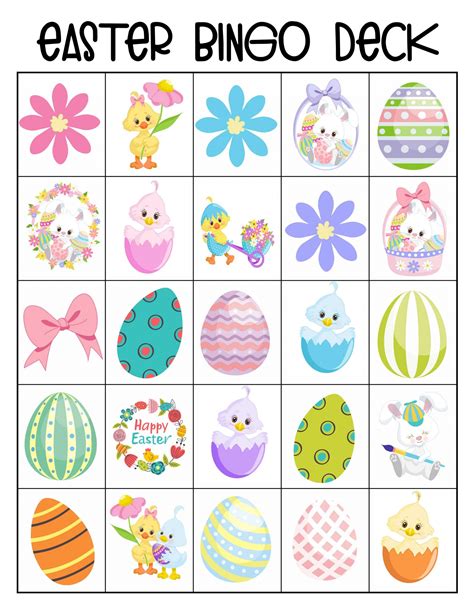 Free Easter Bingo Printable Pdf Free Coloring Pages To Print