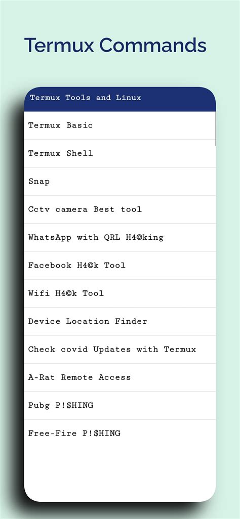 Termux Hacking Linux Command For Android Download