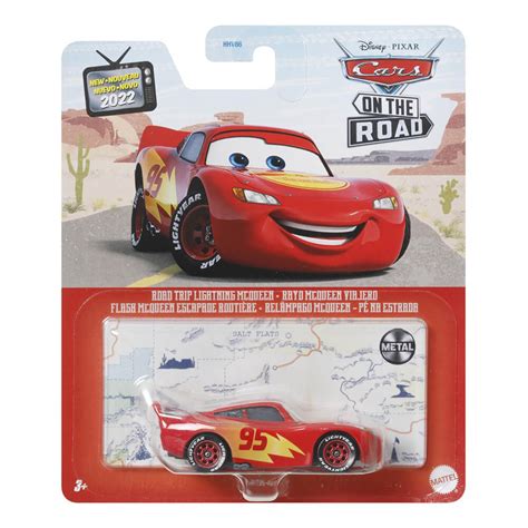 Disney Pixar Cars On The Road Road Trip Lightning Mcqueen 155 Scale V