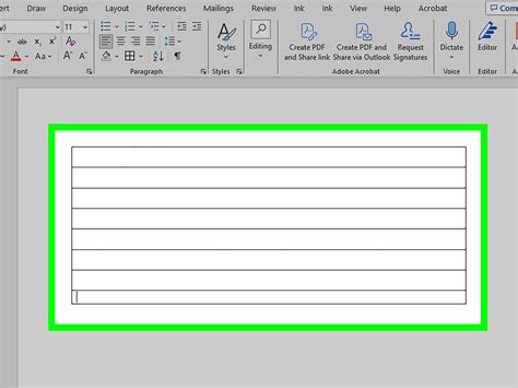 How To Make Lined Paper In Word 2007 Best Method