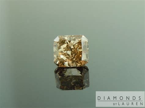 Brown Diamond Radiant Cut Diamond Loose Diamond