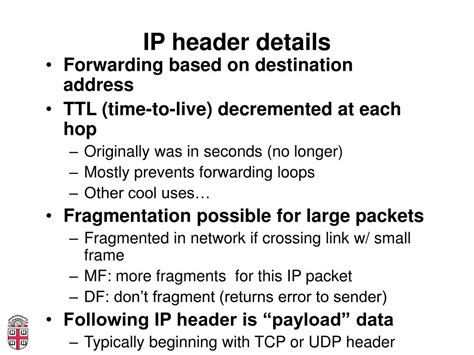 Ppt Csci 1680 Network Layer Ip And Forwarding Powerpoint Presentation Id 1971251