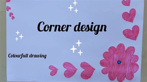 Unique Corner Design Titel Page A4 Sheet Drwaing Assignment Drwaing