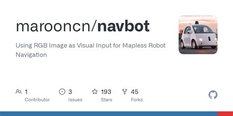 GitHub Marooncn Navbot Using RGB Image As Visual Input For Mapless Robot Navigation