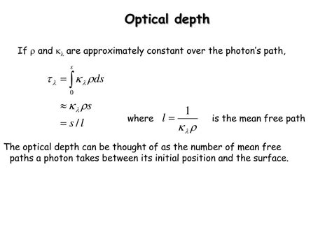 Optical Depth Units At Luke Earsman Blog