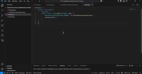 java internship codealpha hotelbooking softwaredevelopment oop