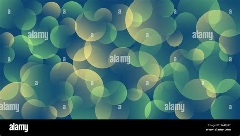 A Dark Blue Abstract Background With Colorful Overlapping Translucent