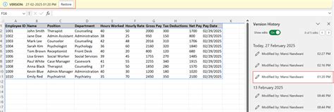 how to use excel version control for better collaboration clickup