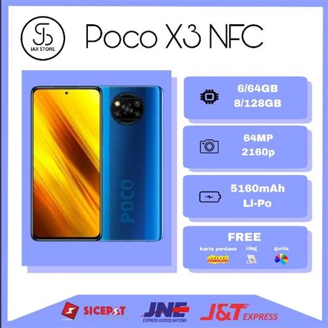 Jual Xiaomi Poco X Nfc Gb Gb Garansi Resmi Shopee Indonesia