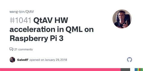 Qtav Hw Acceleration In Qml On Raspberry Pi 3 · Issue 1041 · Wang Bin