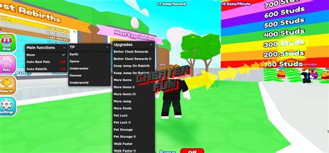 Roblox Jump Race Script Auto Rebirth Upgrades More