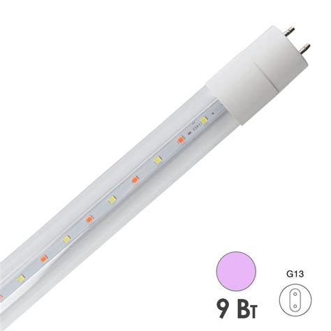 Лампа светодиодная T8 трубка Feron LB-214 9W 175-265V G13 L600x28mm для ...