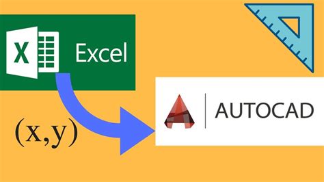 How To Import Xy Coordinates From Excel To Autocad Youtube