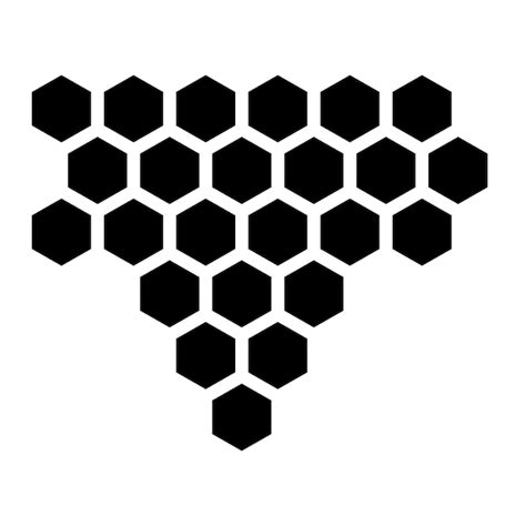 Premium Vector Honey Comb Vector Icon Design Illustration