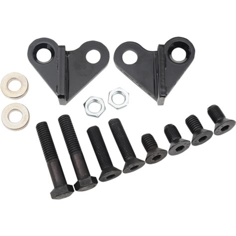 Burly Brand Rear Lowering Kit Black Lowers 1 97 01 Flht Rear