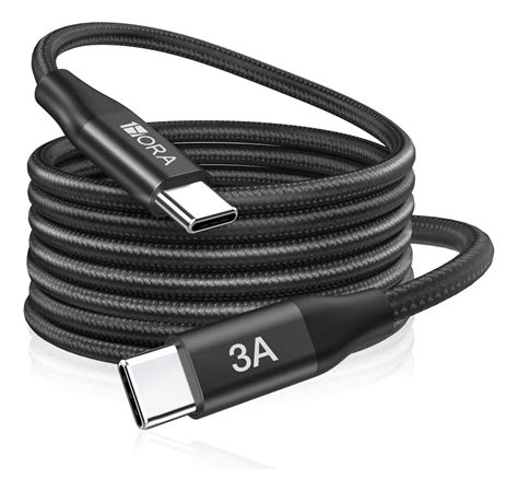 Cab267 2m Usb Type C To Usb Type C Braided Cable 1hora