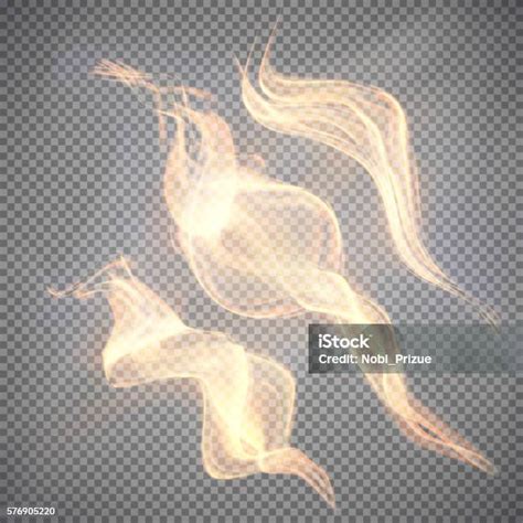 Elemen Efek Transparan Api Realistis Ilustrasi Stok Unduh Gambar Sekarang Api Api