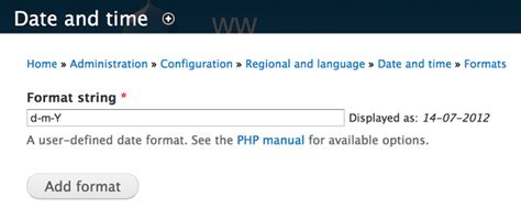 Handling Date And Time In Drupal 7 Webwash