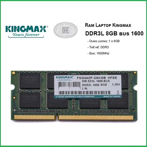 Ddr3 Laptop 8g 1600 Pc3l Kingmax
