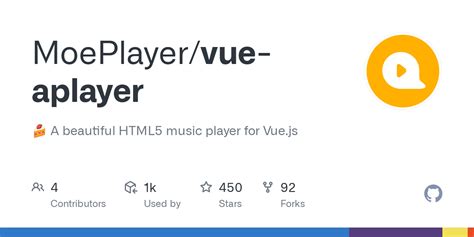 GitHub MoePlayer Vue Aplayer A Beautiful HTML Music Player For Vue Js