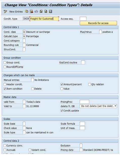 Different Freight Scenarios And Freight Calculatio Sap Community