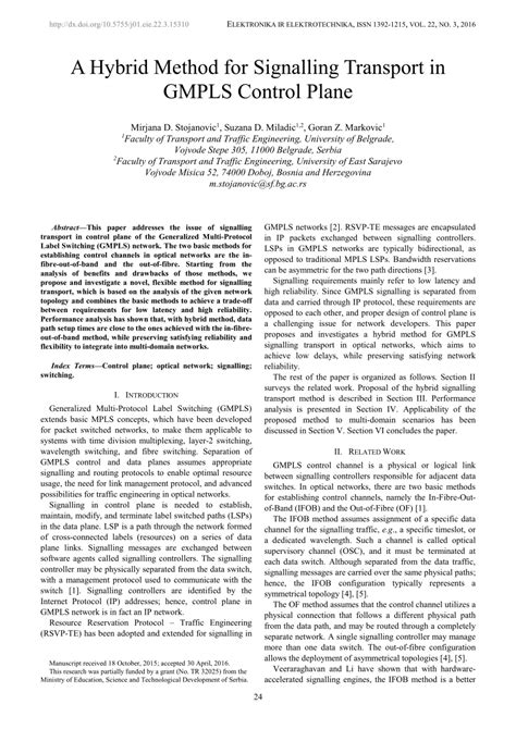 Pdf A Hybrid Method For Signalling Transport In Gmpls Control Plane