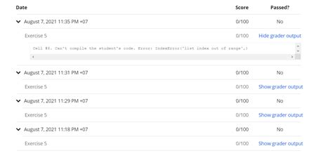 Course 5 Week 2 Assignment 2 Submit Error Sequence Models