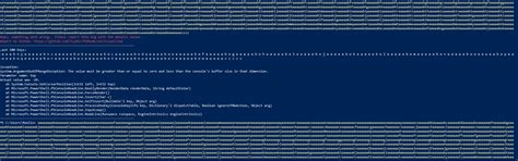 Systemargumentoutofrangeexception · Issue 1112 · Powershellpsreadline · Github