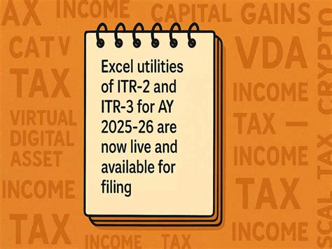 Itr 2 And Itr 3 Excel Utility Released By Income Tax Department Taxpayers With Capital Gains