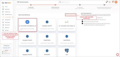 Create Manage Transformations Using Dbt Core Beta DataChannel