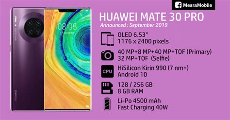 Huawei Mate 30 Pro Price In Malaysia RM3899 Full Specs MesraMobile