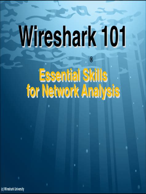 Fillable Online Luca Ntop Wireshark 101 Essential Skills For Network