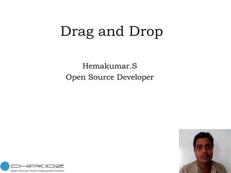 Drag And Drop Ppt