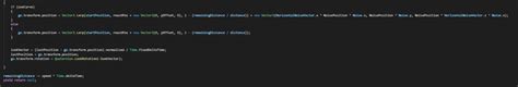 slowing down speed value from a specific distance while using lerp