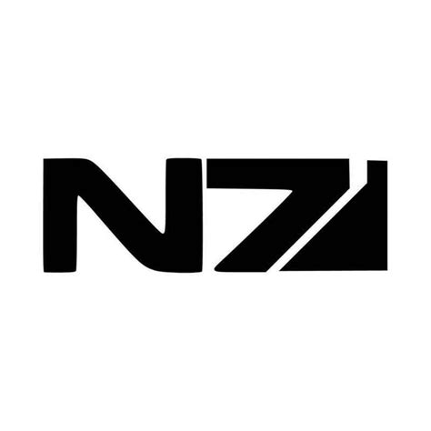 Buy Mass Effect N Logo Vinyl Decal Sticker Online