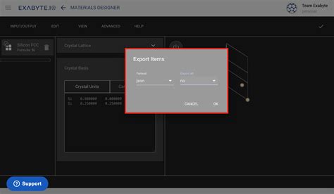 Input Output Export Mat Ra Documentation