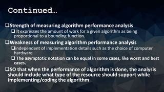 Measuring Algorithm Performance PPTX
