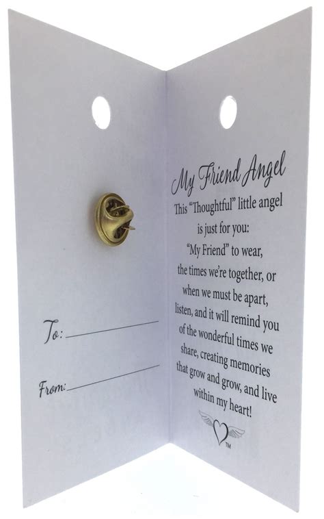 My Friend Angel Tent Card Clock It To Ya